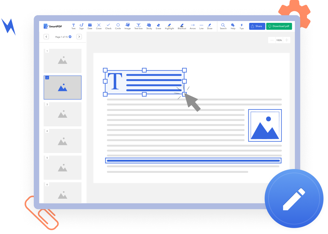 Modify a document online | PDFSmart