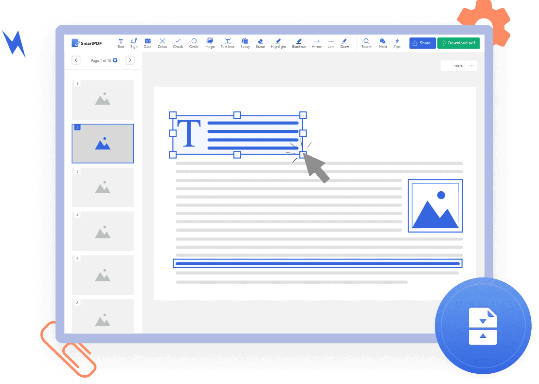 Merge PDFs files online | PDFSmart